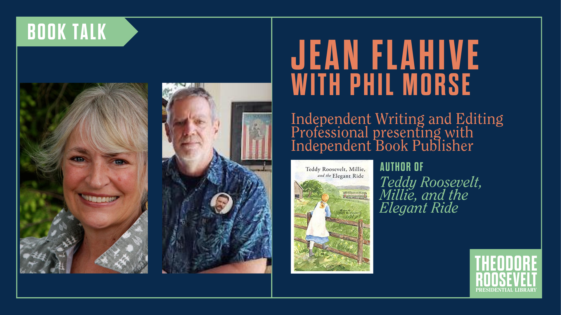 Book Talk: Jean Flahive's Teddy Roosevelt, Millie, and the Elegant Ride ...